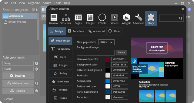 Download Free Online Photo & Video Gallery Software - jAlbum